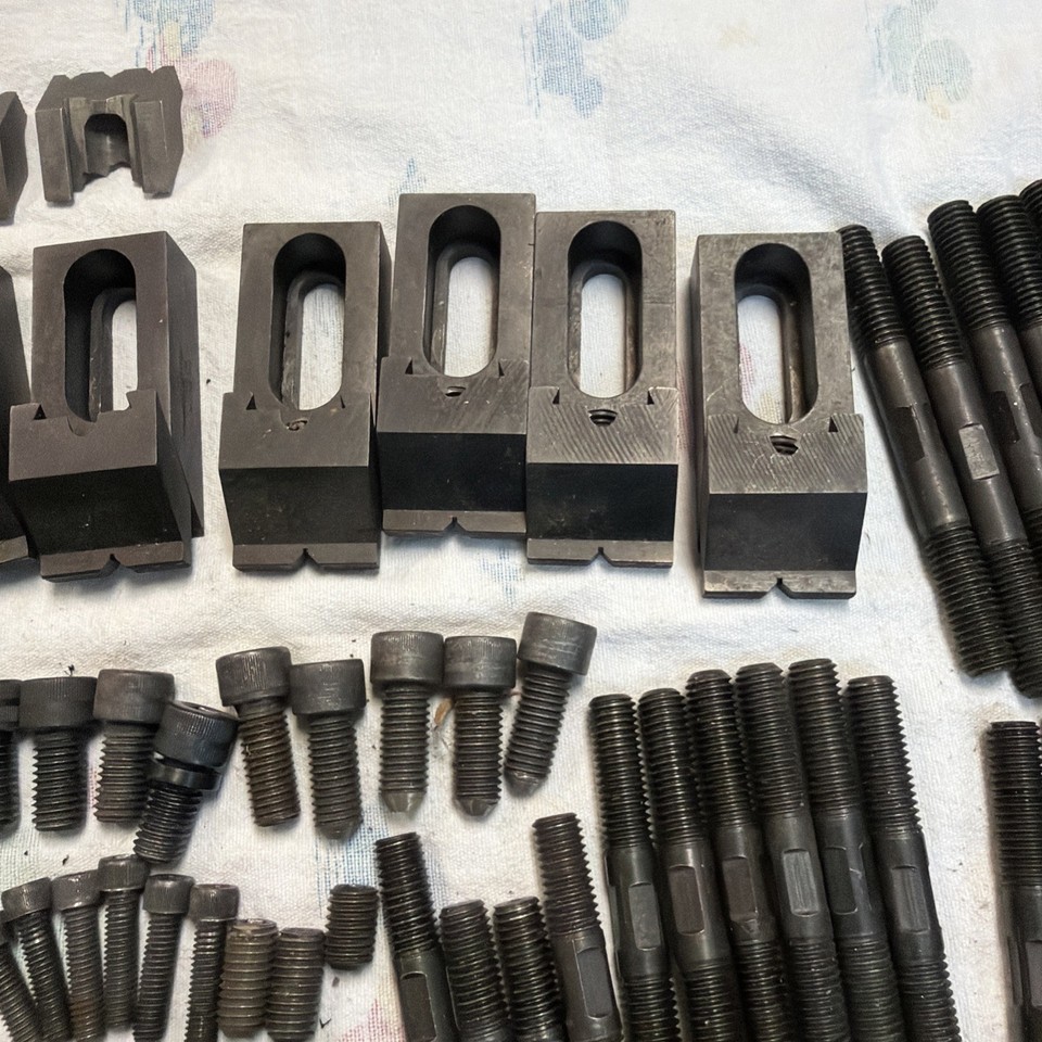 Northwestern And J And S Tools Milling Machine Toe And Edge Clamps ...