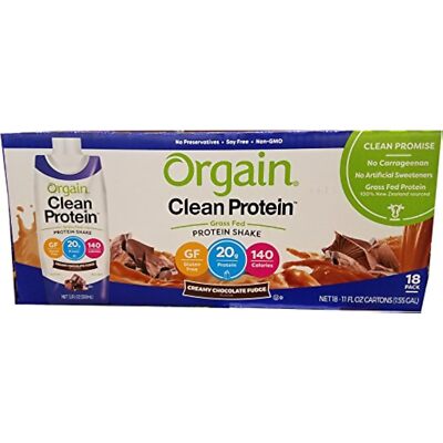 Orgain Clean Protein Shake Chocolate, 198 Fl. Oz. | eBay