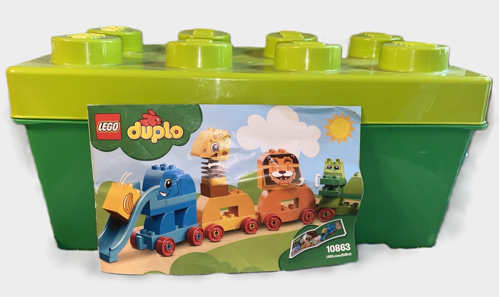 LEGO DUPLO My First Animal Brick Box (10863) w/bonus ladybug car and ...