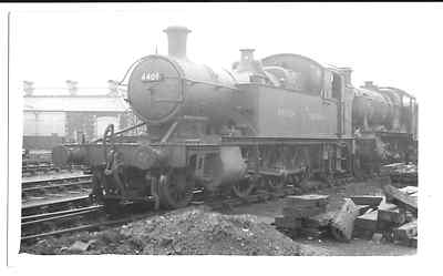Churchward GWR 4400 2-6-2T Locomotive no 4409 at Swindon Works, PC size ...