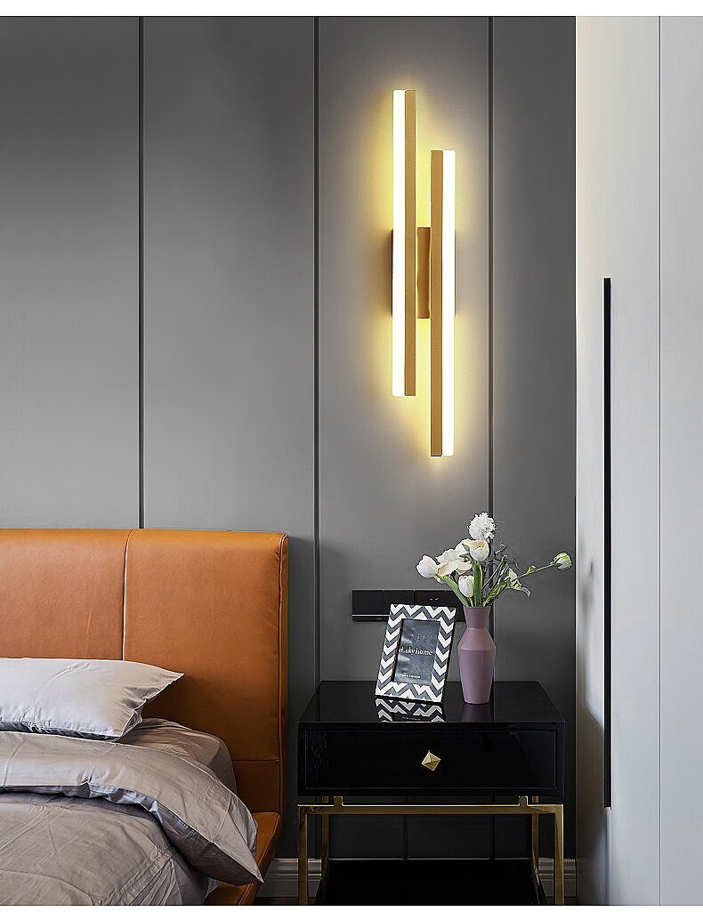 Modern LED Wall Lamp Indoor Lighting Bedside Wall Sconce Lamp BedRoom ...