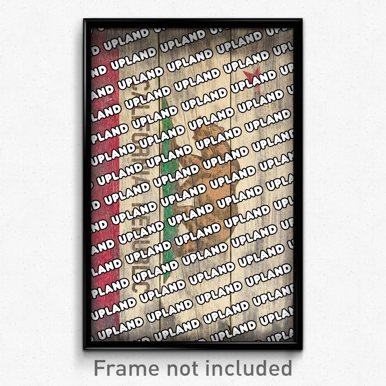 Upland California Poster (CA City Souvenir 11x17 Town Print) | eBay