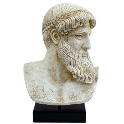 Zeus sculpture Olympian God king handmade plaster artifact | eBay