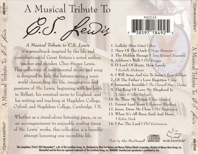 VARIOUS ARTISTS - A MUSICAL TRIBUTE TO C.S. LEWIS NEW CD 738597184925| eBay