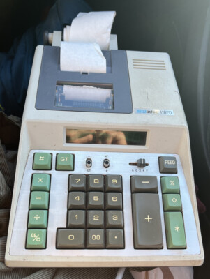 Vintage Swintec 110P Adding Machine Calculator – Retro Office Equipment ...