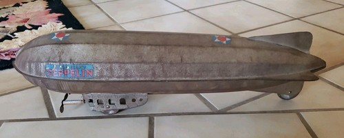 Antique 1930s Little Giant Zeppelin Pull Toy, Murry Ohio Mfg Co ...