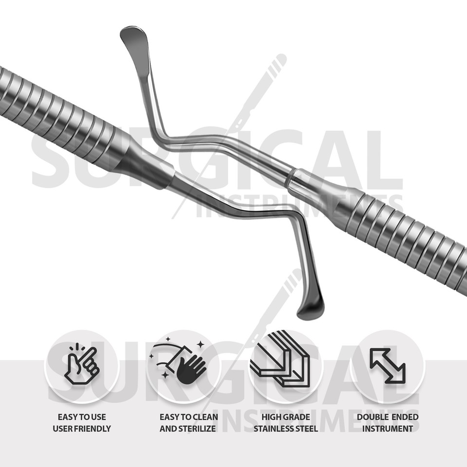 Lucas Bone Curette #86 Dentist Lab Dental Stainless Hollow Handle ...