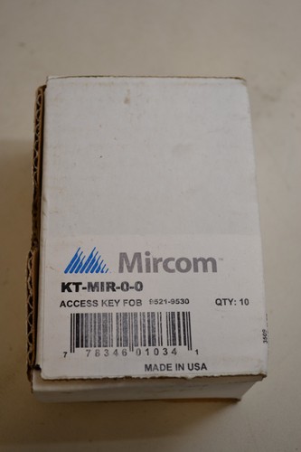 MIrcom KT-MIR-0-0 Access Key FOB #9521-9530 QTY: 10 | eBay