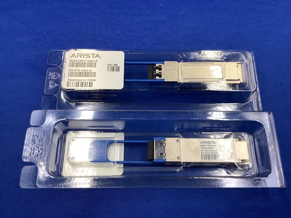 QSFP-100G-LR-ARISTA 100GBASE-LR 10km SMF QSFP Transceiver XVR-10224-21 ...