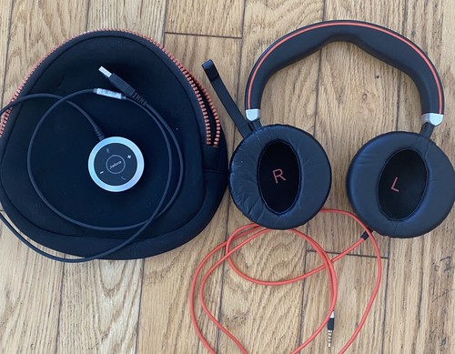 Jabra Evolve 80 HSC019 Professional Wired Headset & ENC010 Controller w ...