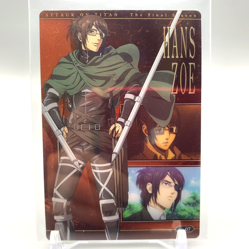 Hanji Zoe Attack on Titan The Final Season Wafer Card No.07 Anime Japan ...