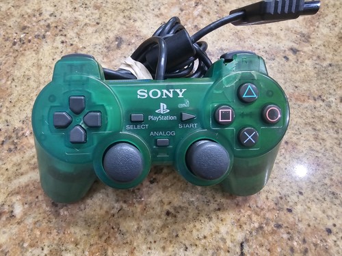 Playstation 2 Dual Shock2 Emerald Green clear Sony PS2 Official ...