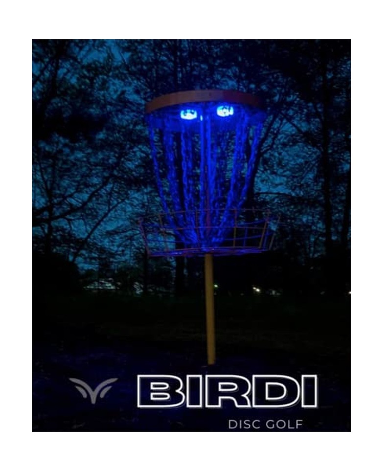 Disc Golf Light Set - Magnetic LED Disc Golf Basket Lights-Remote ...