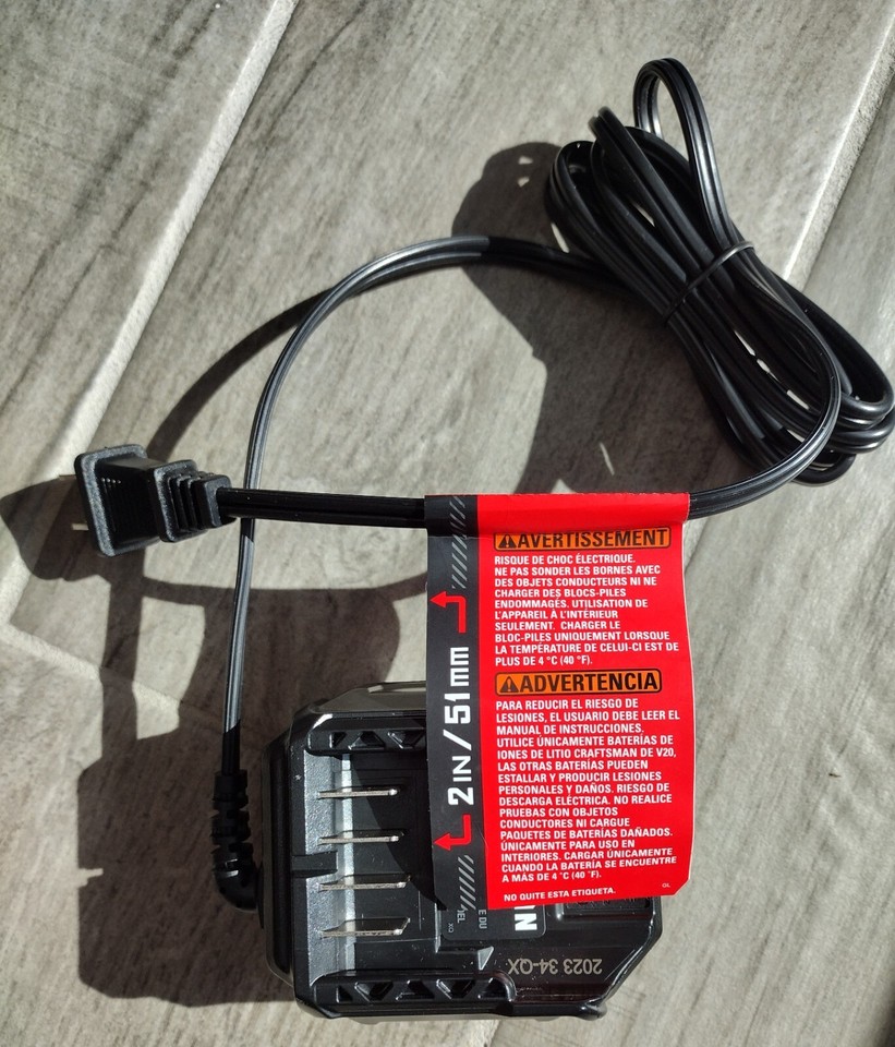 CRAFTSMAN CMCB101 V20 OEM 20V MAX 20 Volt Lithium-Ion Battery Charger ...