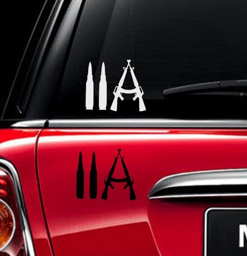 2A second ammendment Decal Vinyl Car Window Sticker ANY SIZE | eBay