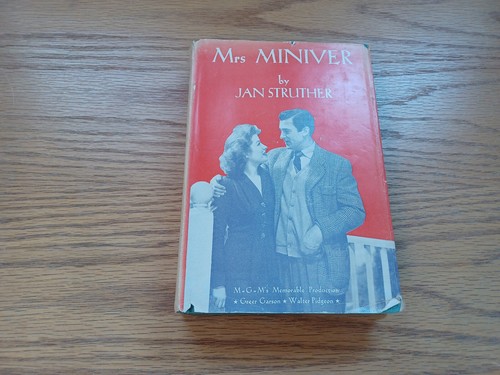 Mrs Miniver Jan Struther 1940 Dust Jacket Hardcover | eBay