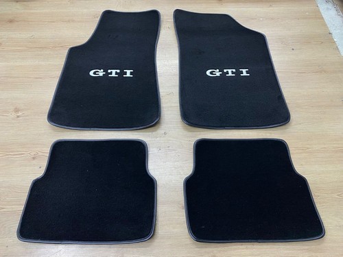 For VW Golf Mk1 Rabbit Custom floor mats carpet black 4pcs 1974-82 | eBay