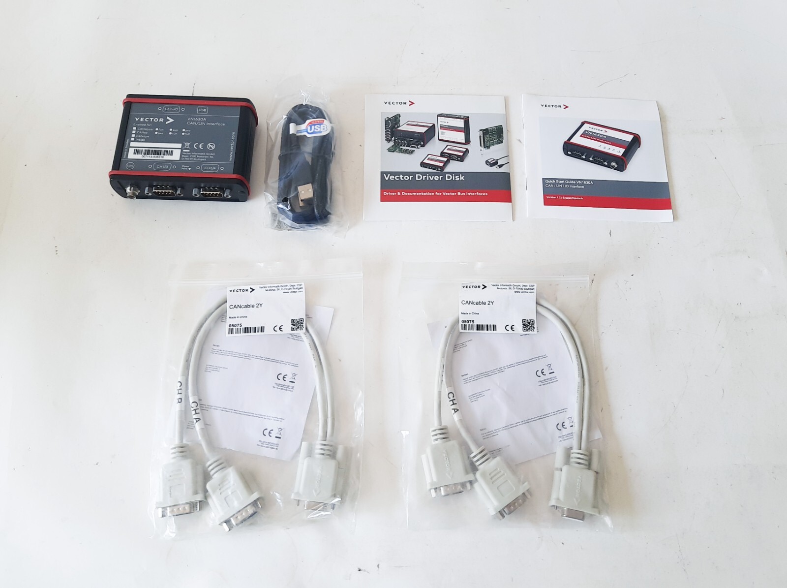 Vector VN1630A Can/ Lin Interface With 2 x CANcable 2Y - New in Box ...