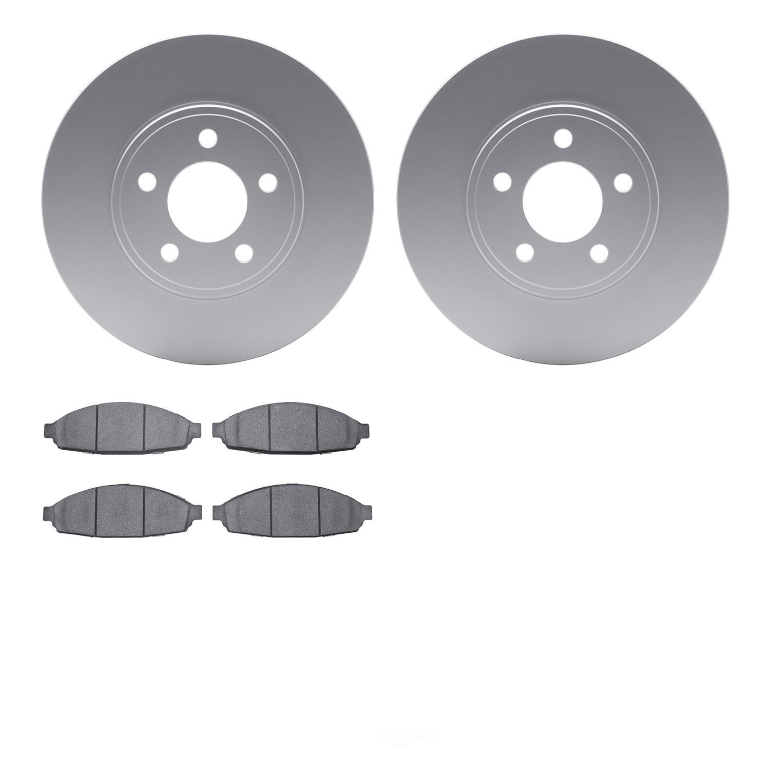 Disc Brake Kit-Geospec Rotors with Heavy Duty Brake Pads DFC 4202-56014 ...