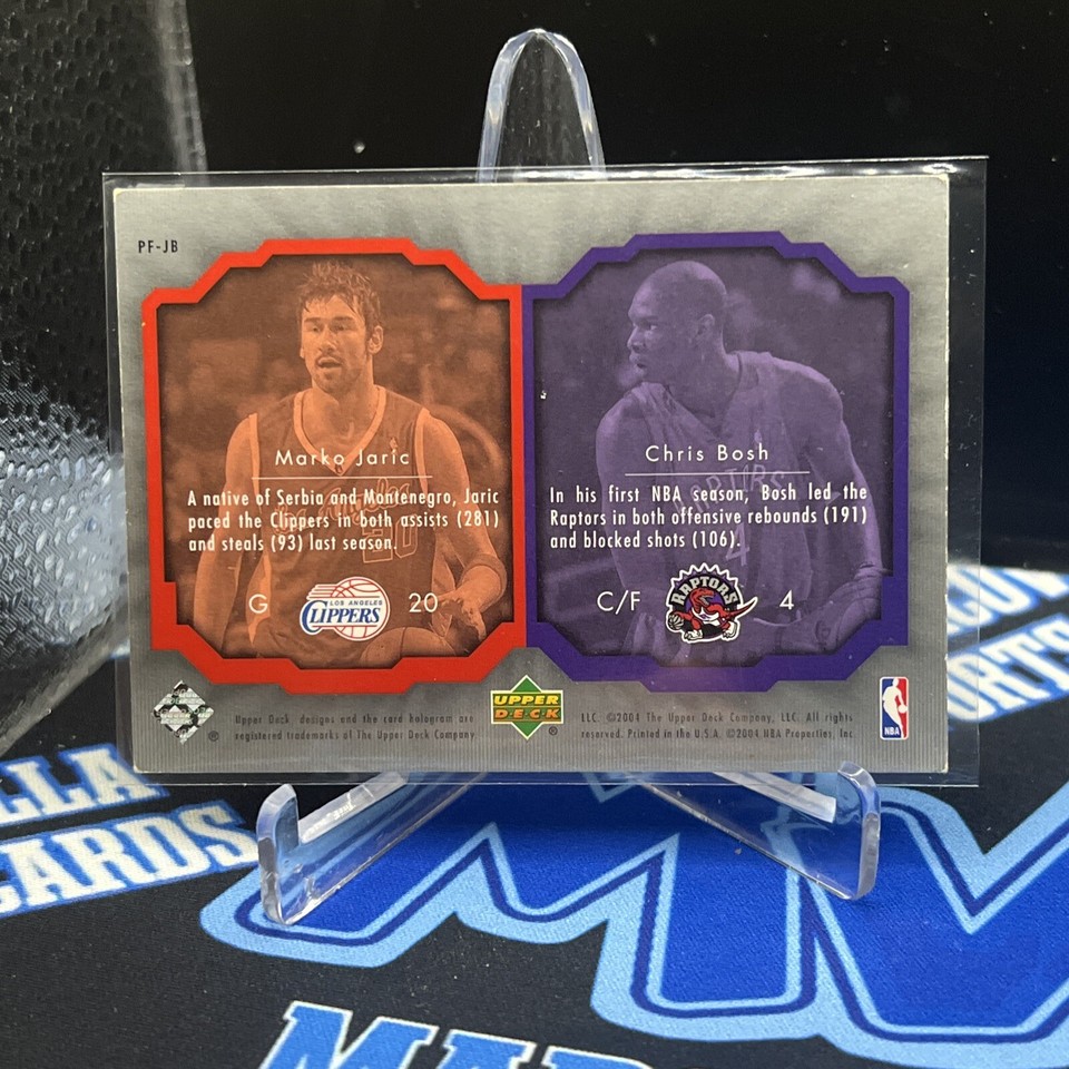 Marko Jaric & Chris Bosh 2004-05 All-Star Lineup Prominent Futures #PF ...