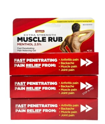 3X Natureplex Extra Strength Muscle Rub Arthritis Pain Relieving Gel 2. ...
