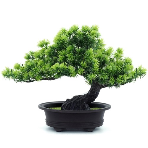 Artificial Bonsai Tree Fake Plants for Home Decor, Living Room Bath ...