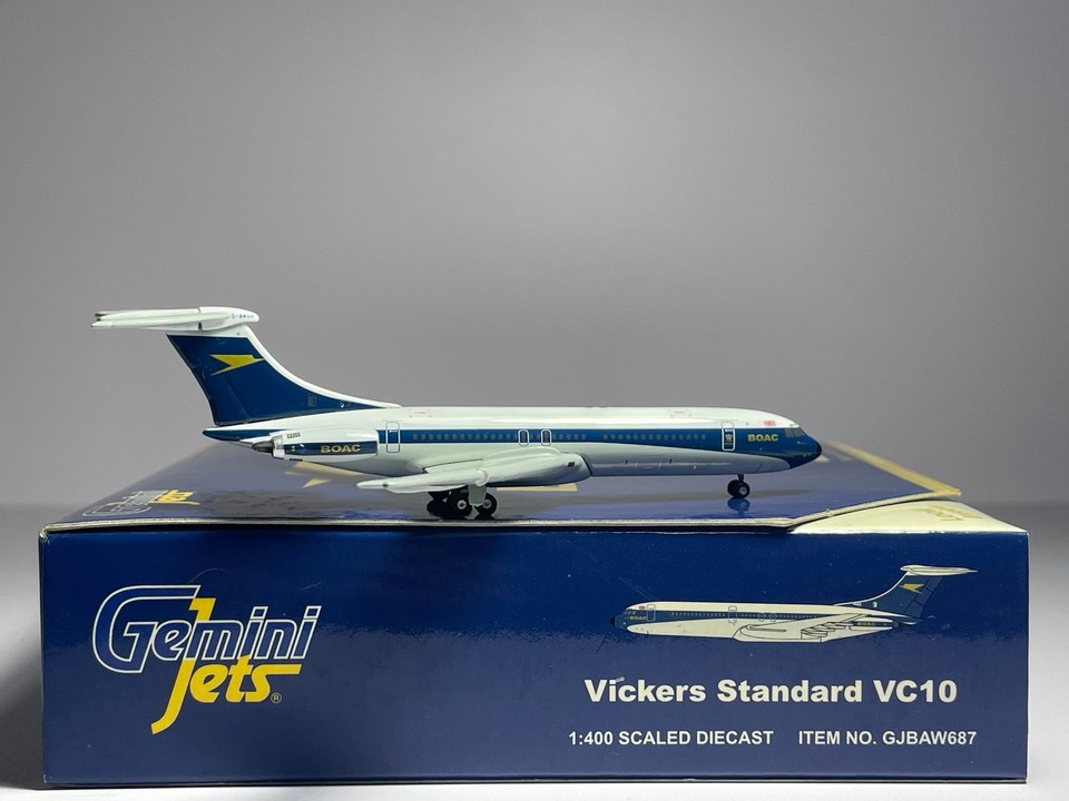 Gemini Jets 1:400 BOAC Vickers VC-10 G-ARVH Golden Speedbird GJBAW687 ...