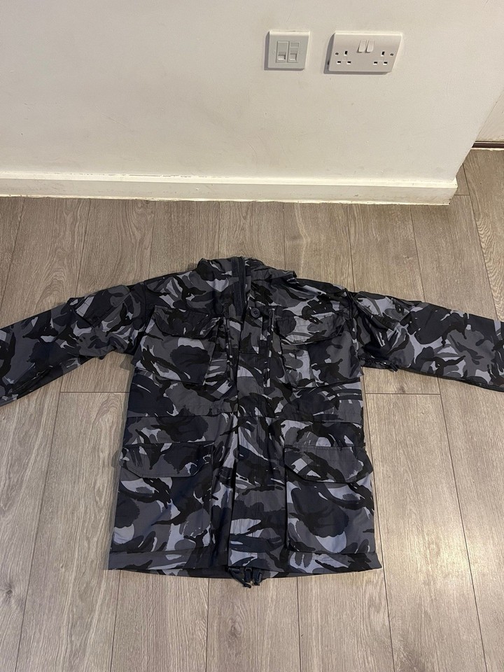 Genuine British Army OPFOR Blue DPM Camo SMOCK Combat Jacket Military ...