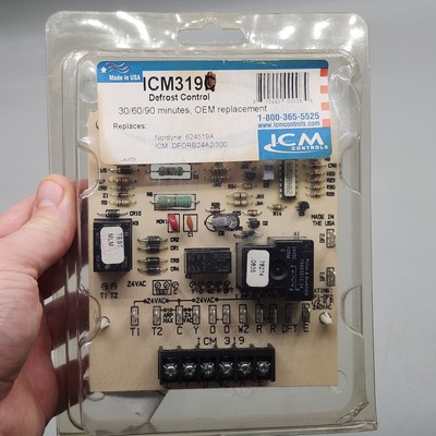 ICM Controls ICM319C Defrost Control For B24, A2I300, Nordyne 624519A ...