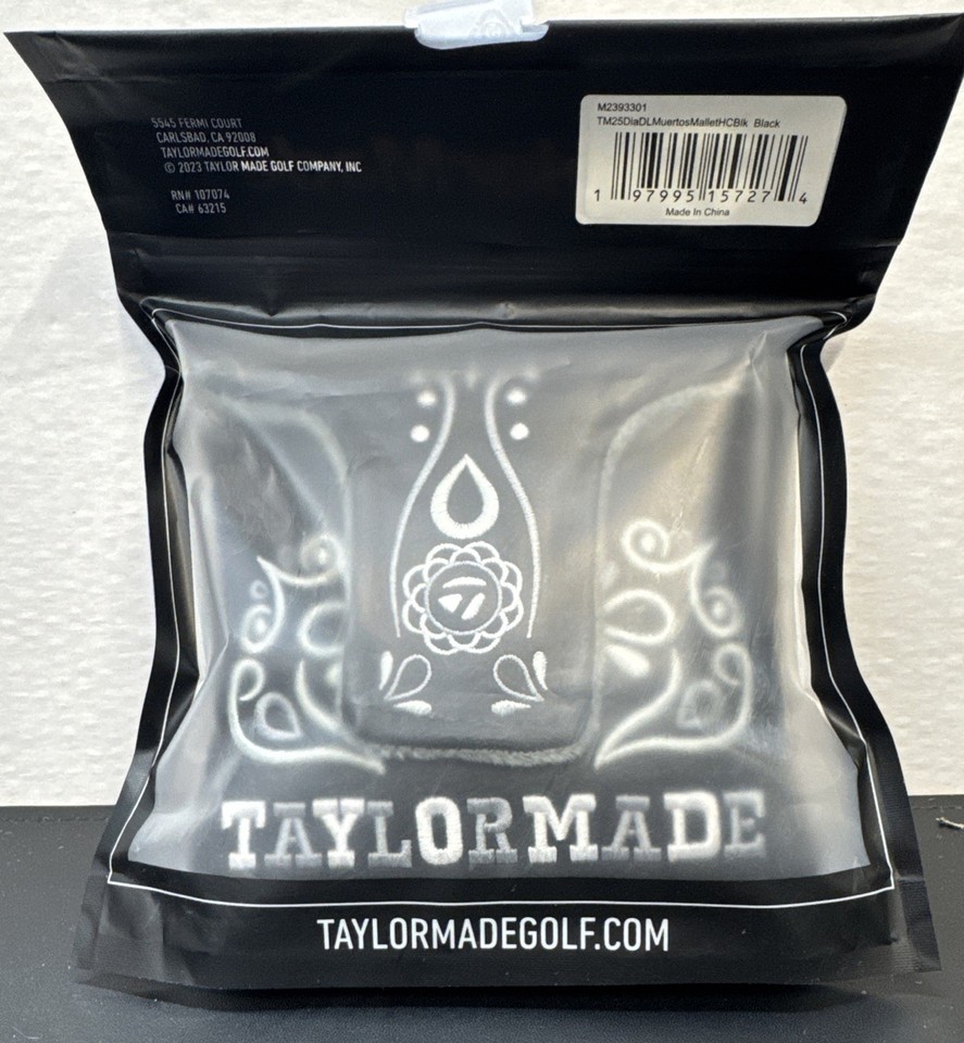 TaylorMade Día de los Muertos Spider Headcover Mallet Putter Cover ...