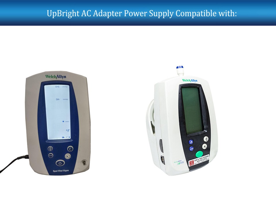 AC Adapter For Welch Allyn Spot Vital Signs 300 420 Series VSM 52000 ...