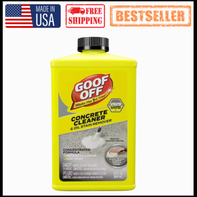 Goof Off 32 Oz. Concrete Cleaner and Oil Stain Remover | eBay