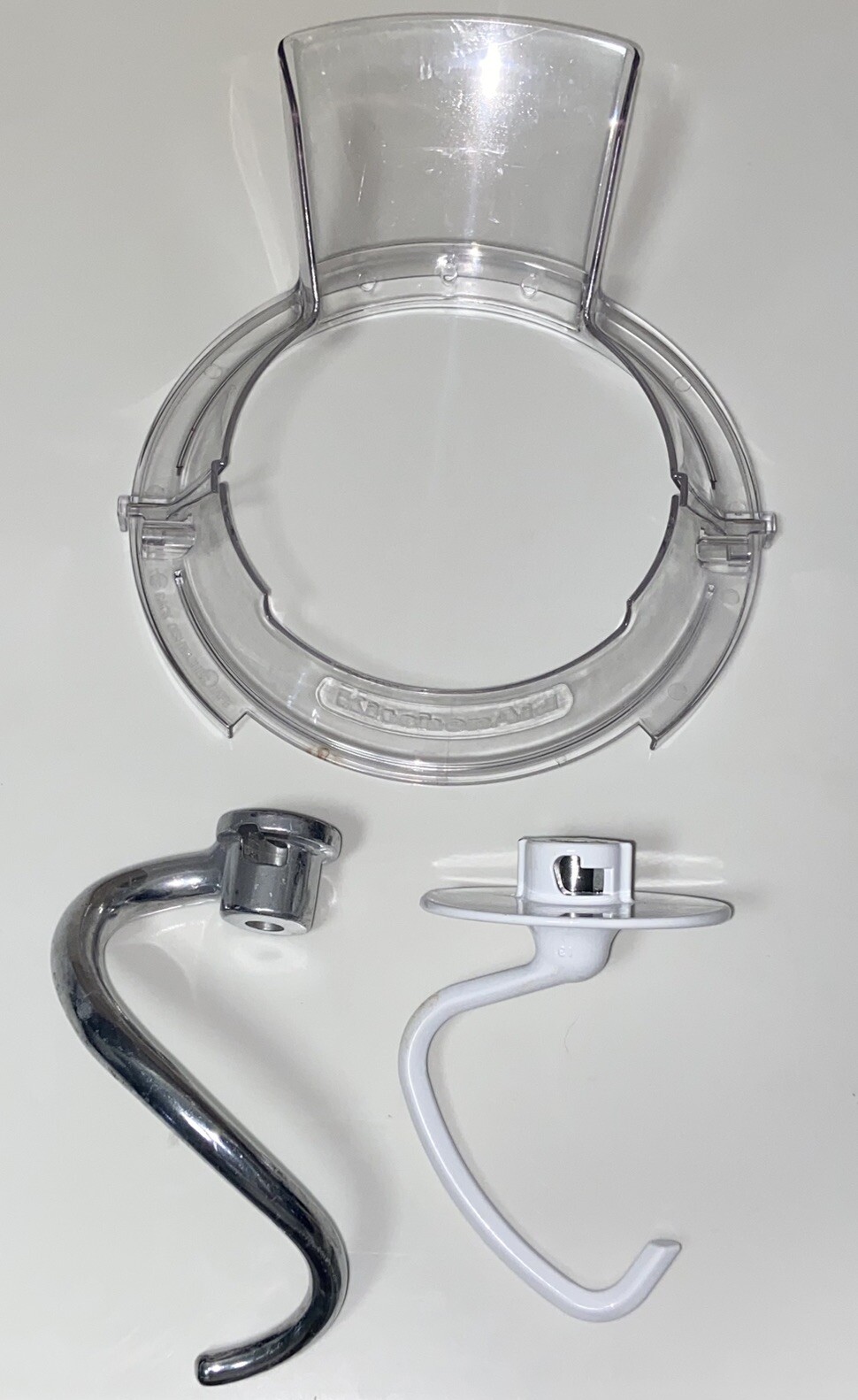 KitchenAid Mixer LOT: 2 Piece Hinged Pouring Shield Bowl Guard w/ 2 ...