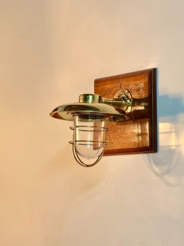 Timeless Maritime Theme Vintage Exterior Wall Design Sconce with Shade ...