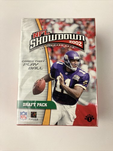 New Sealed 2002 NFL Showdown Game Draft pack 75 Cards Per Box 1st ...