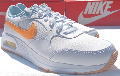 Nike Men's Air Max White Yellow Gum Bottom Shoes Sz 8.5 Woman Sz 10 ...