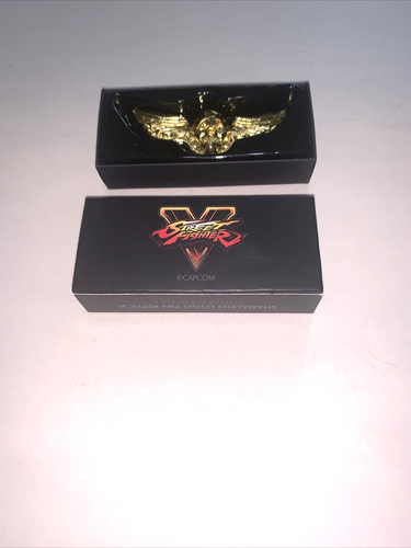 Capcom Street Fighter 5 Shadaloo Logo Pin Replica Promotional Item ...