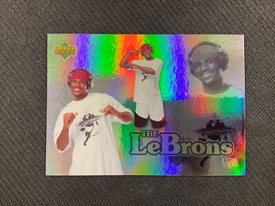 2006 Upper Deck Nike #LBJ-6 The LeBrons Kid Lebron Gold Rainbow | eBay