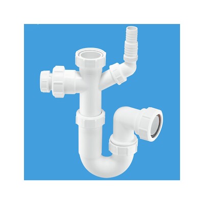 McAlpine ASC10-CO Tubular Swivel Sink Trap With WM and 19/23mm ...