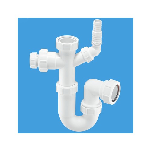 McAlpine ASC10-CO Tubular Swivel Sink Trap With WM and 19/23mm ...
