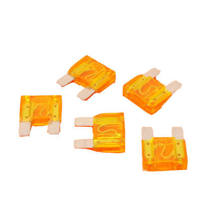 10 x 20 Amp Maxi Blade Fuse Yellow 20A Car Van Bike Large Fuses | eBay