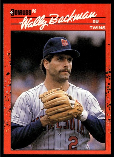 1990 Donruss Baseball Card Wally Backman Minnesota Twins #155 | eBay