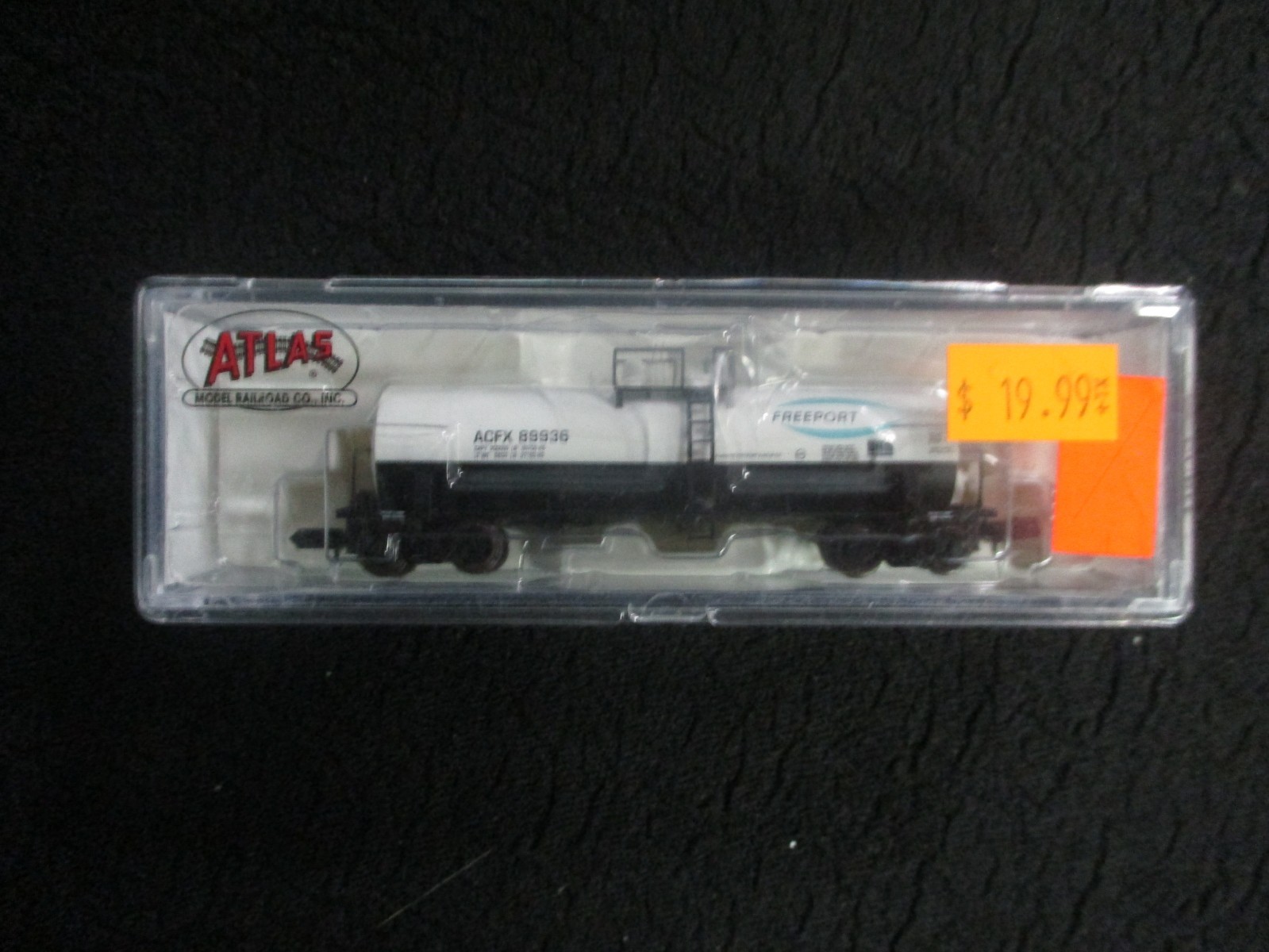 Atlas # 34881 - Kaolin Tank Car Freeport Kaolin # 89936 Model Train | eBay