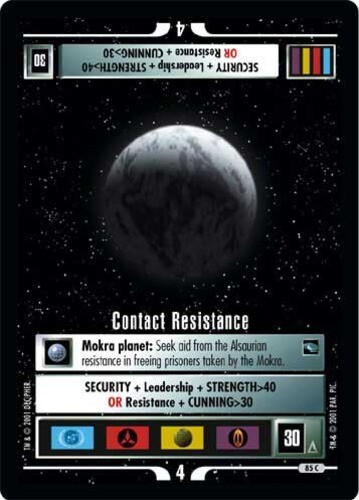 Star Trek: Contact Resistance [Ungraded] Voyager STCCG Decipher 1E | eBay