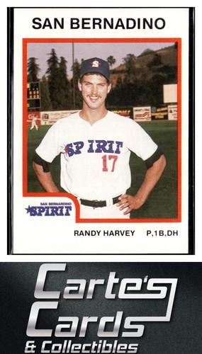 Randy Harvey 1987 ProCards #2363 San Bernardino Spirit | eBay