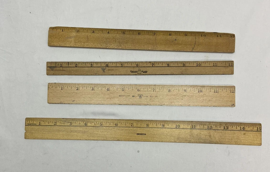 Vintage Wooden Ruler