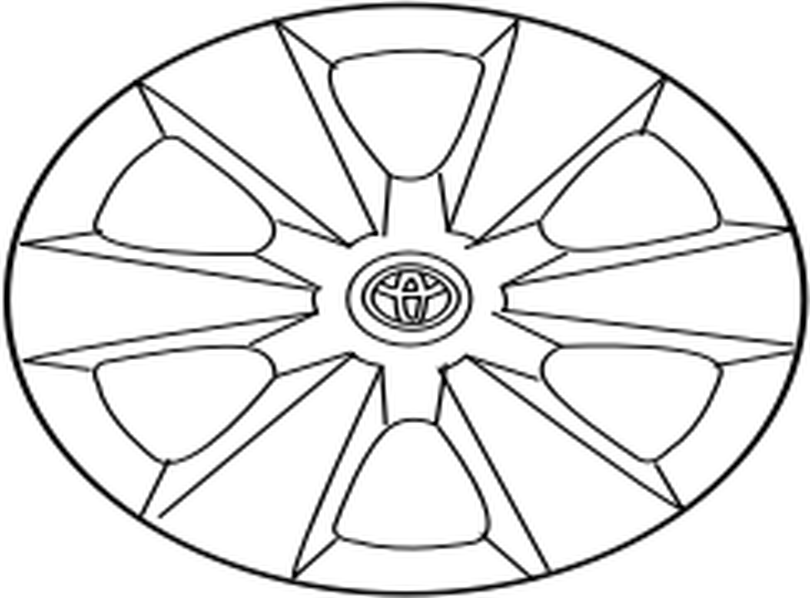 42602-52320 Toyota Cap, wheel 4260252320, New Genuine OEM Part | eBay