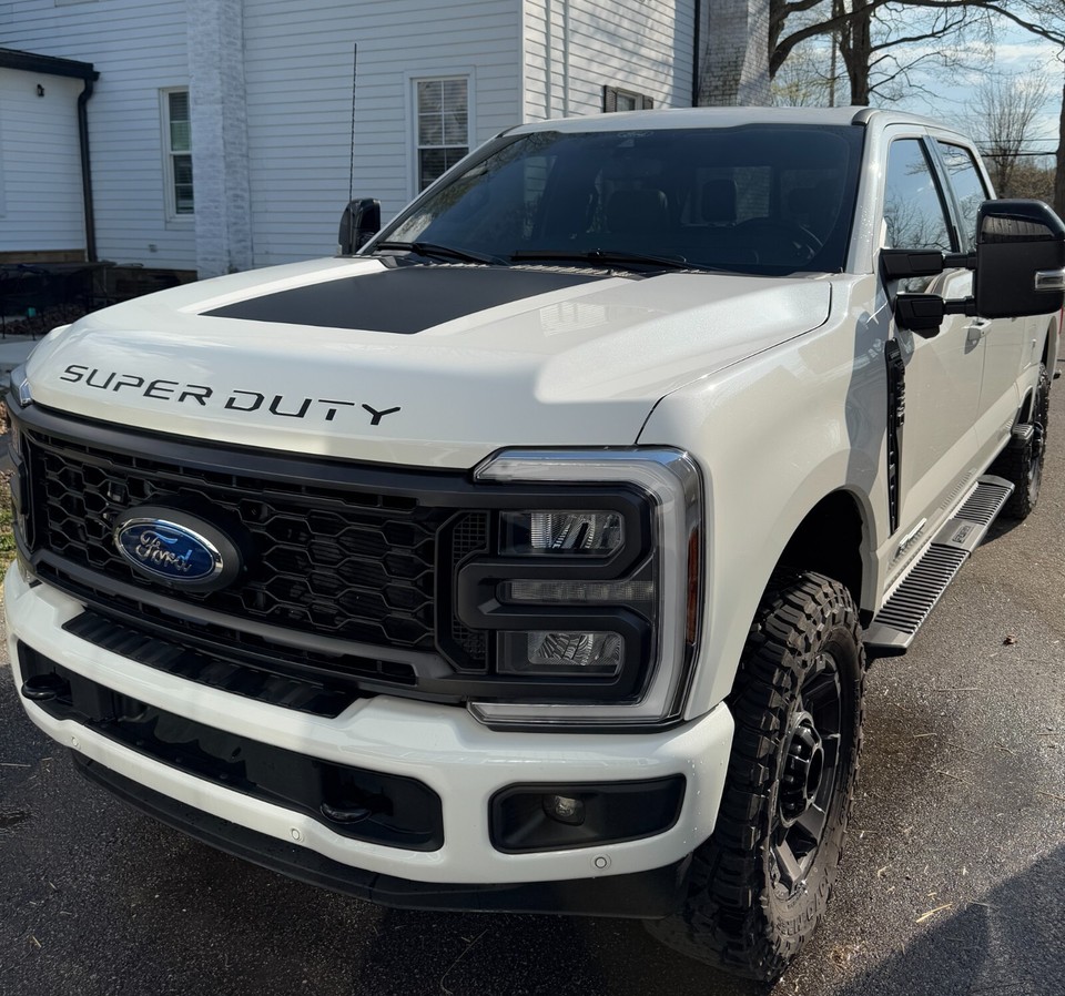 Fits Ford F350 F250 Super Duty Center Hood Stripe Vinyl Graphics Decal ...