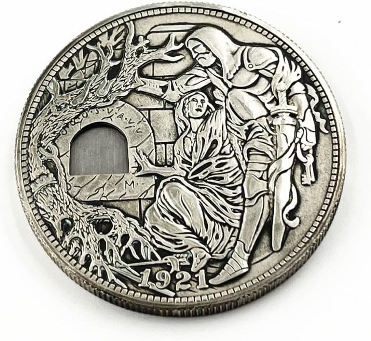 USA Movable Mechanical Coin Hobo Nickel Morgan Dollar Holy Grail ...