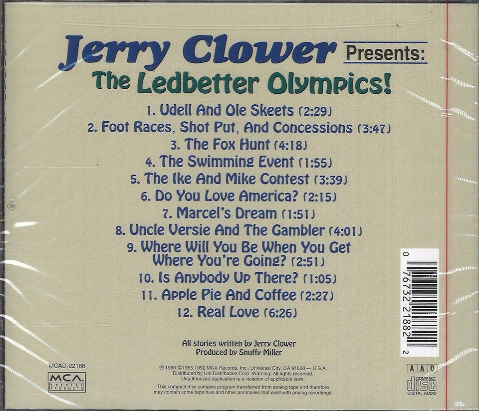 Jerry Clower Ledbetter Olympics (CD) (UK IMPORT) 76732218822 | eBay